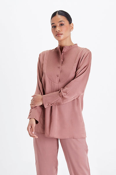 Lightweight Tuxedo Tunic with French Seam Finishing | Neu Nomads