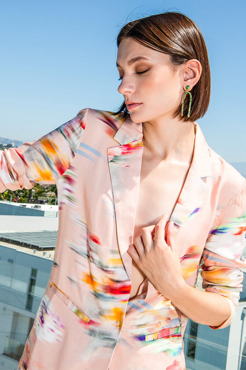 Karlie Jacket Flower Blur Print - Neu Nomads